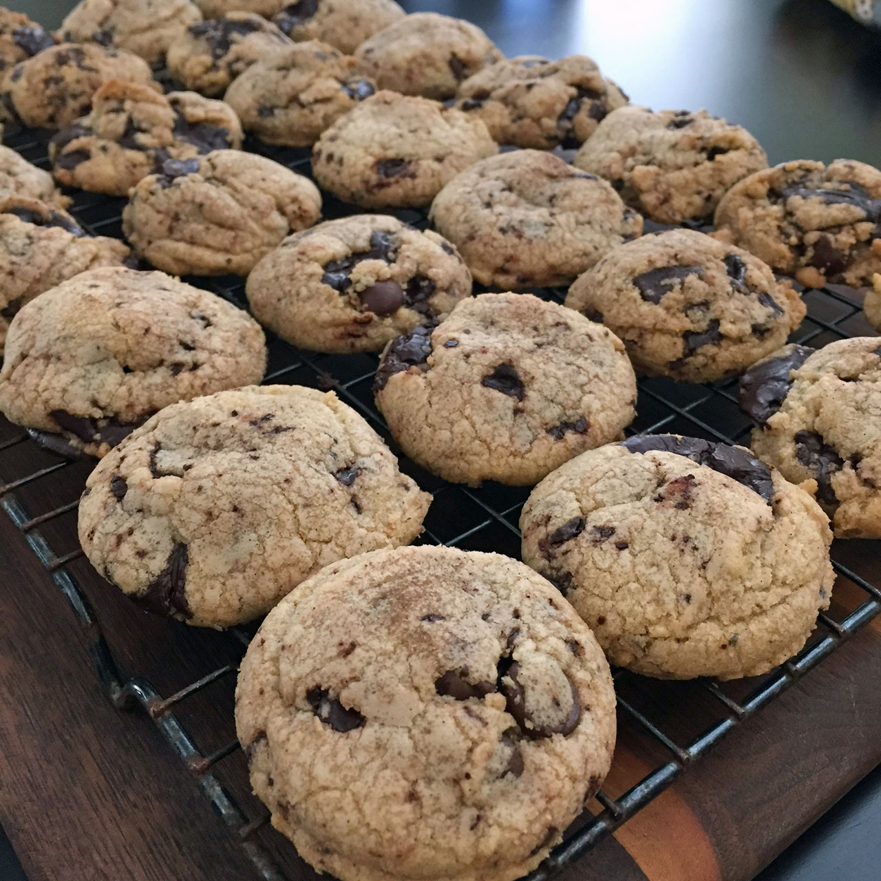 37 Cooks: Hickory Smoke Salt and Browned Butter Chocolate Chunk Cookies