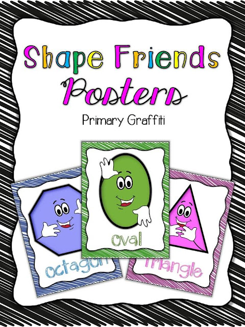 Primary Graffiti: Shape Friends (Posters and Poems)