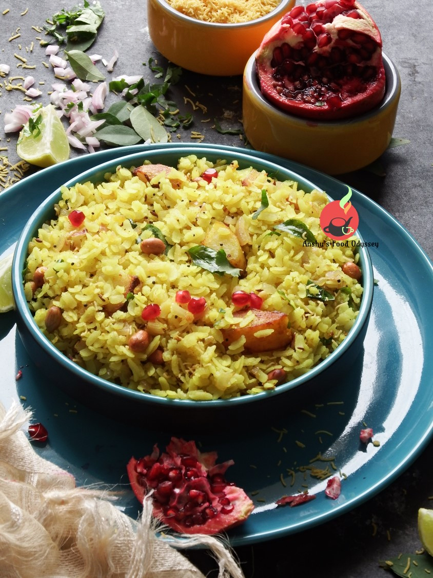 Maharashtrian Kanda Batata Poha Recipe