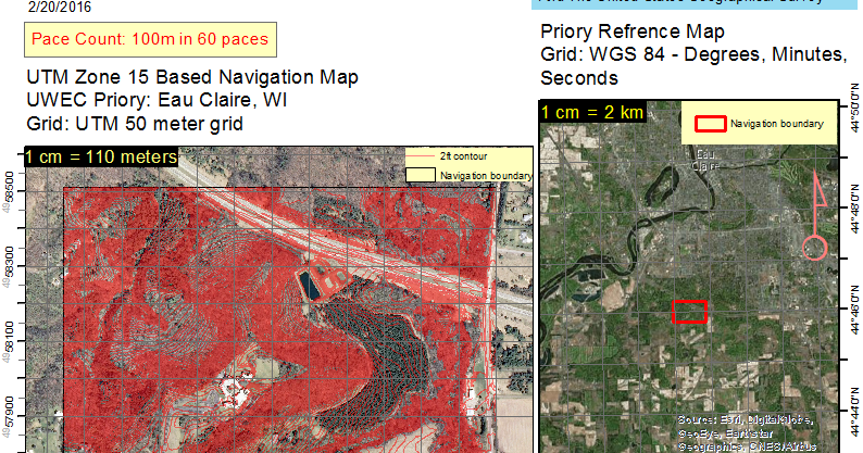 Geog 336: Geospatial Feild Methods, Spring Semester 2016: Lab 3: Navigation Map