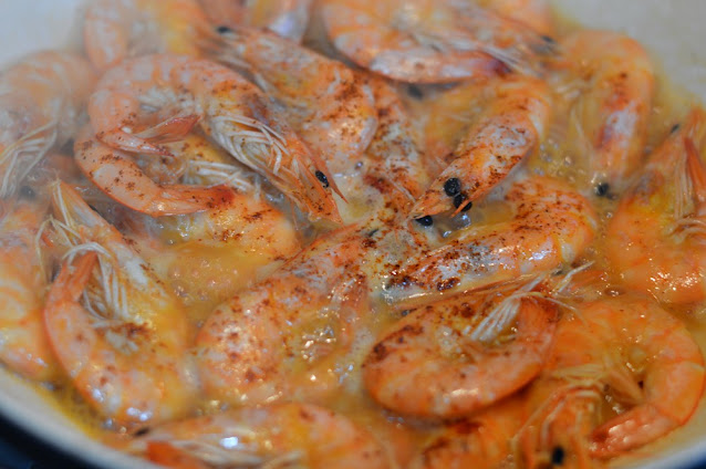 Creveti in sos de vin - CAIETUL CU RETETE