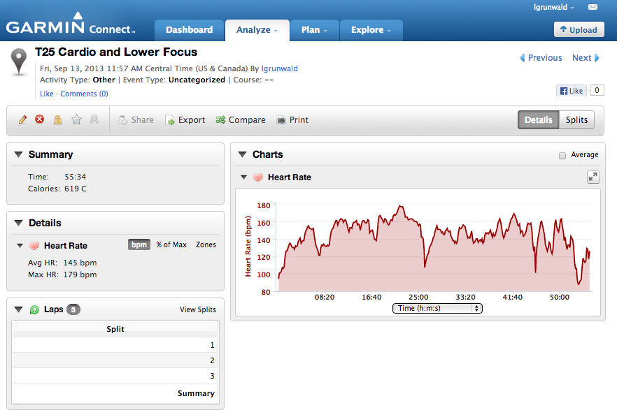 Lindsay's Fitness Circle: T25: Week One