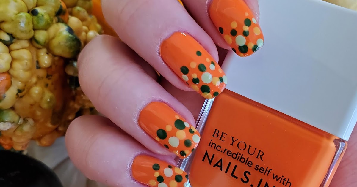 Manicure Monday - Fall Dotticure Nails | See the World in PINK