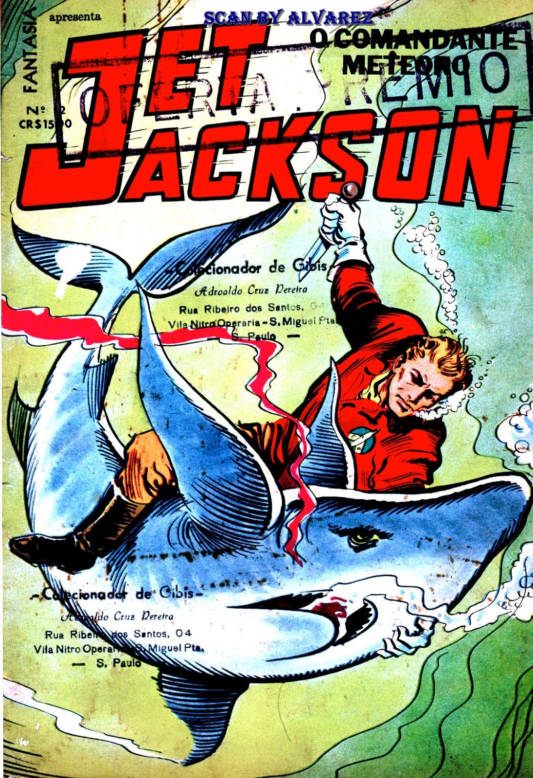ROCK & QUADRINHOS SCANS: JET JACKSON 12(ED.OUTUBRO)-1961