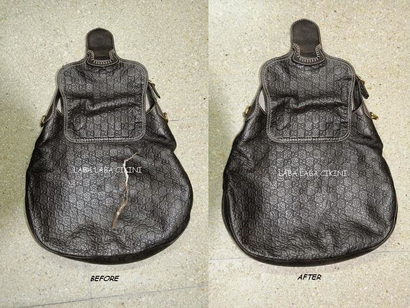 Reparasi Tas Gucci robek disilet | Toko Laba Laba Cikini