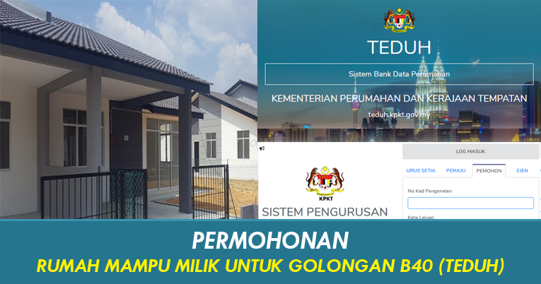 Permohonan Rumah Mampu Milik Untuk Golongan B40 (TEDUH)