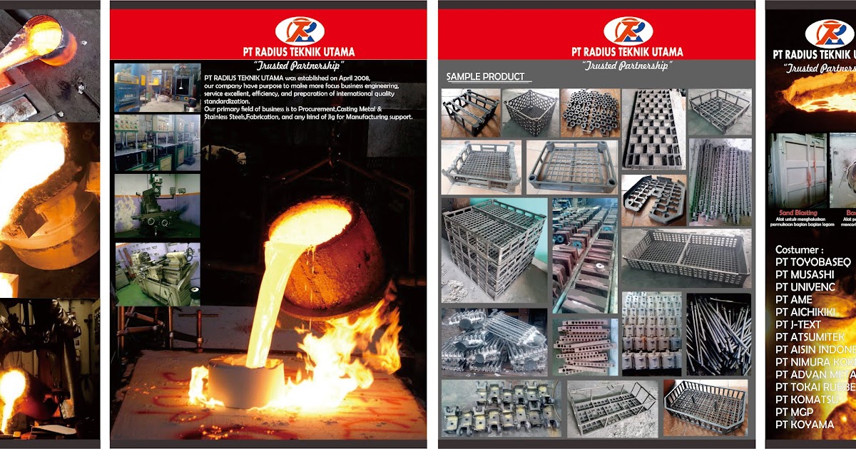 Pengecoran Logam, Investment Casting & Sand Casting - PT RADIUS TEKNIK ...