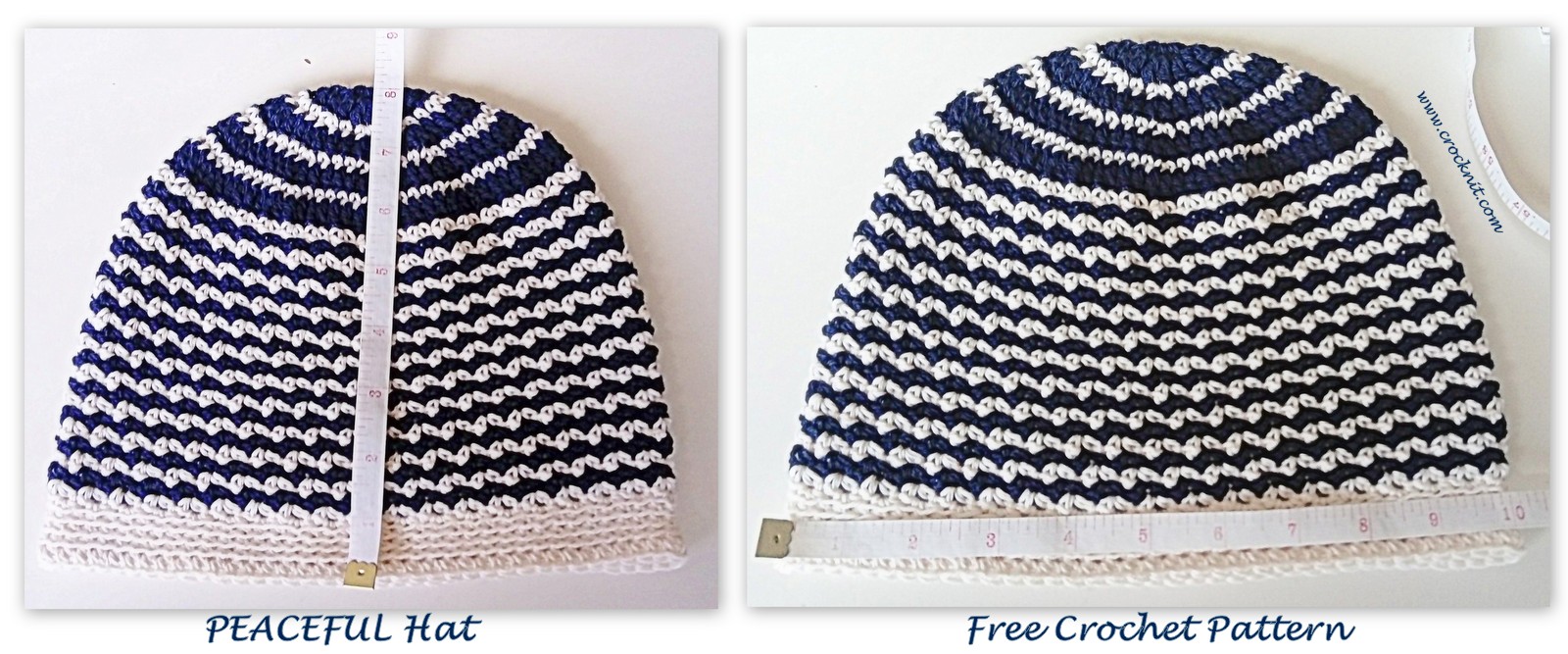 MICROCKNIT CREATIONS: SLEEP Hats Free Crochet Pattern #3 PEACEFUL HAT