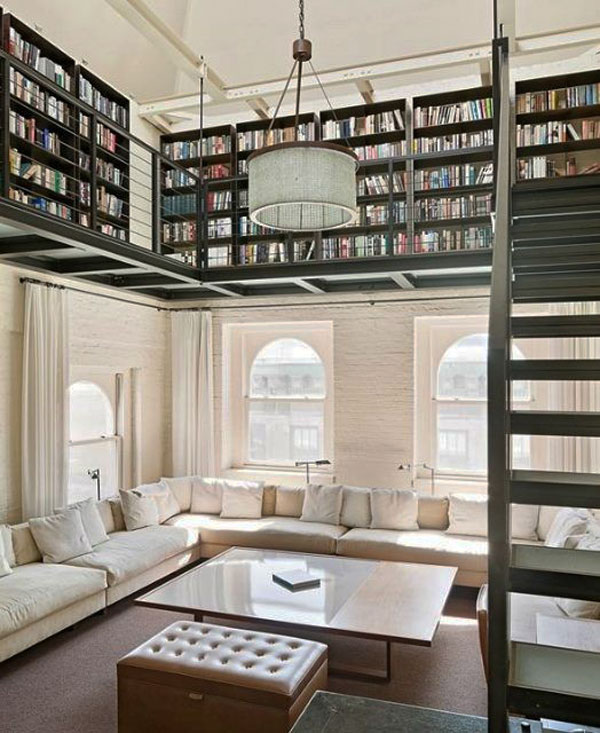 right Diligent: Contemporary Home Library Designs
