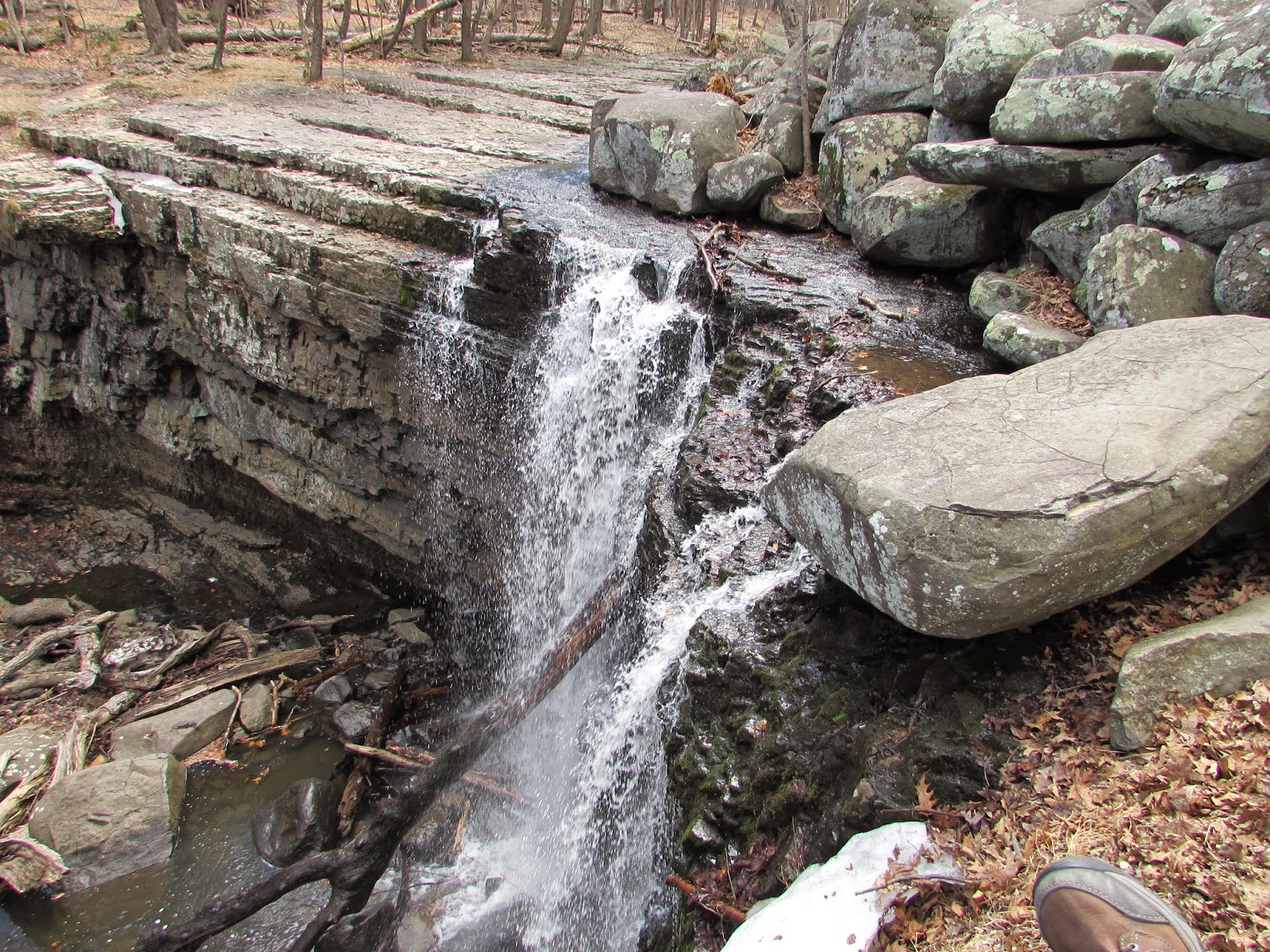 Ringing Rocks and Waterfall, Upper Black Eddy, Bucks County, PA ...
