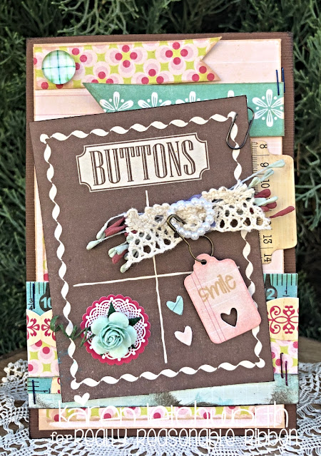 Really Reasonable Ribbon Blog: Button Card/Gift Card Holder