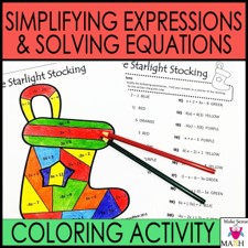 Christmas Activity Worksheets for Middle School Math - Make Sense of Math