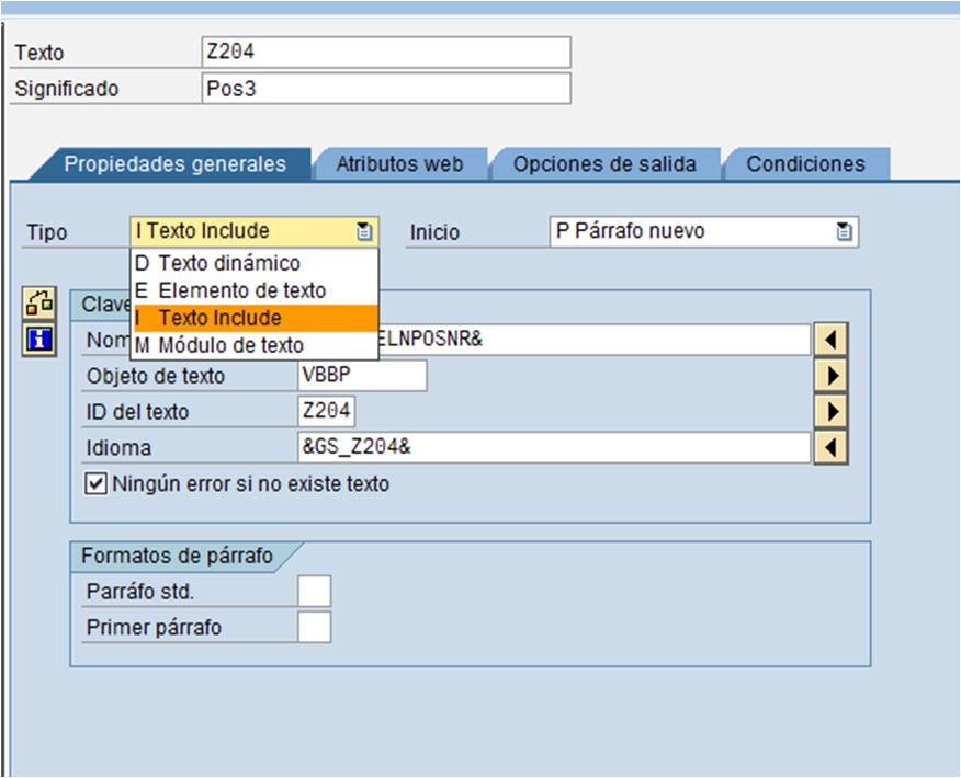 Workshop Abap Texto Include En Smartform