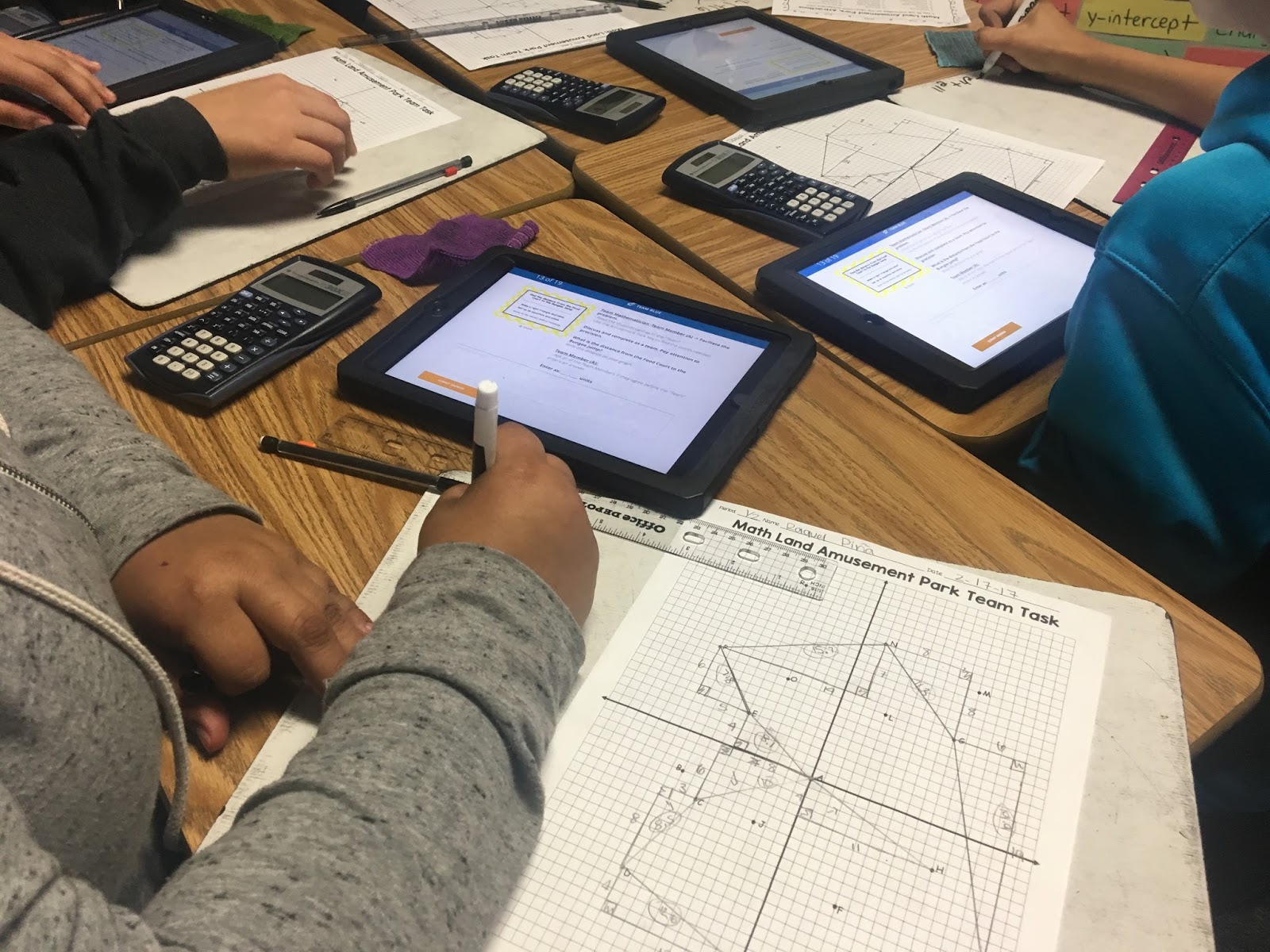 Rockstar Math Teacher ★: My Socrative Math Land Amusement Park Team Task