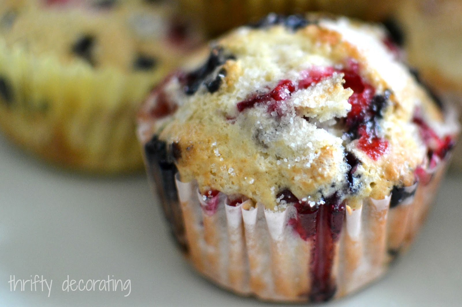 Thrifty Decorating: "Gourmet" Muffins from a $0.50 Mix