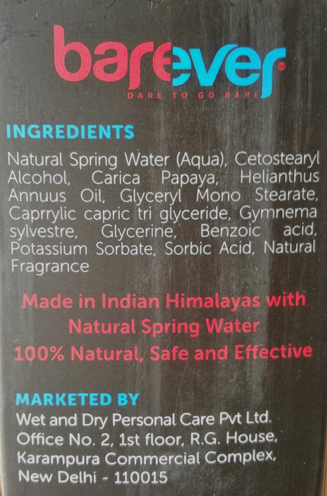 Bareever Natural Hair Inhibitor Review