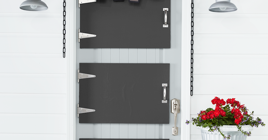 DIY Halloween Morgue Drawer Door