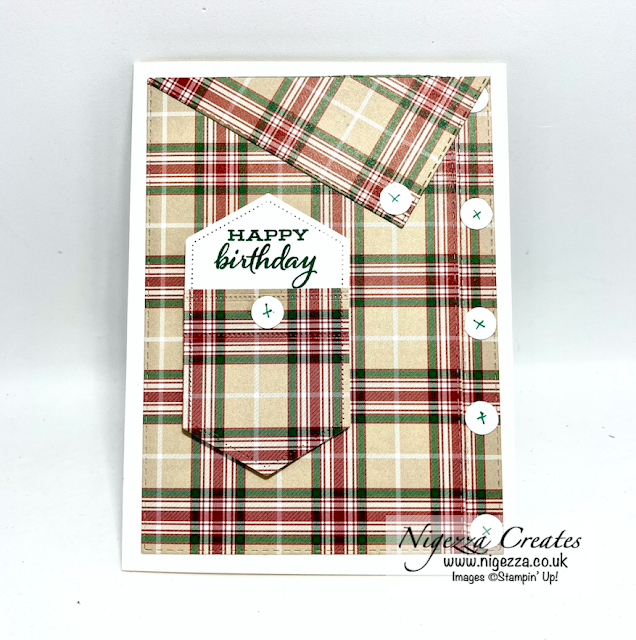 Nigezza Creates: Masculine Shirt Card With A Pocket