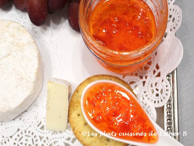 Les plats cuisinés de Esther B: Gelée de poivrons rouges