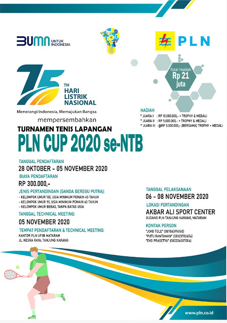 Turnamen Tenis PLN Cup 2020 - ayo tenis