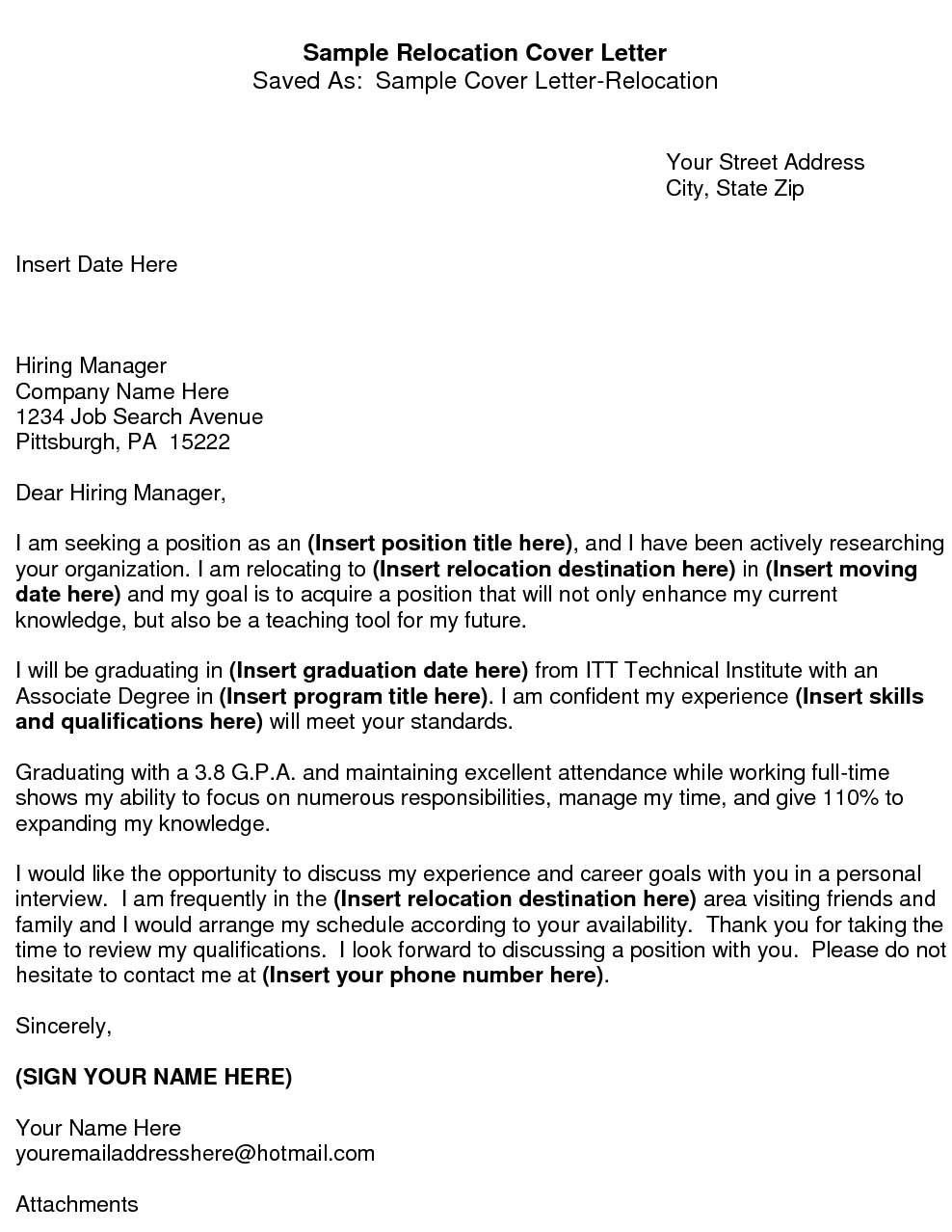 Cover Letter Relocation Examples Resume Letter Cover Letter Relocation Examples Resume Letter