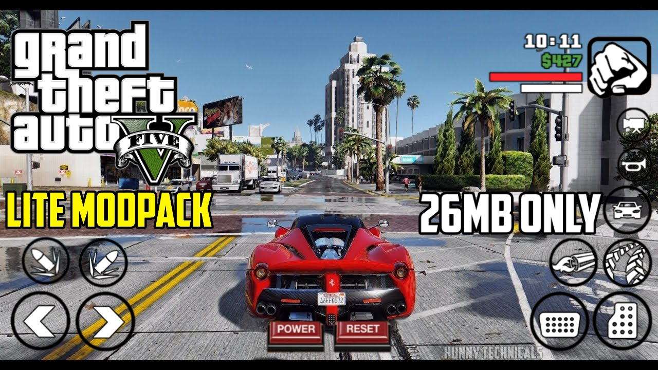 [26MB] GTA 5 Lite Modpack For GTA SA Android | HUNNY TECHNICALS - HUNNY ...