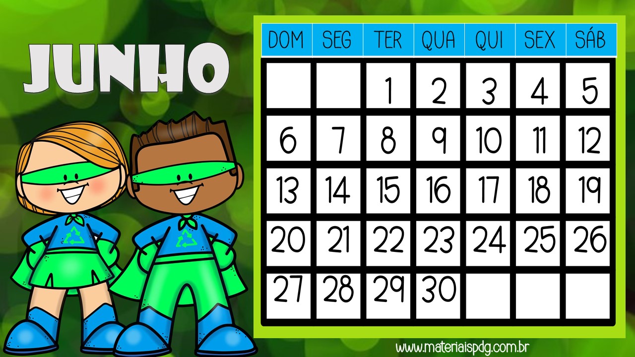 DATAS COMEMORATIVAS - JUNHO