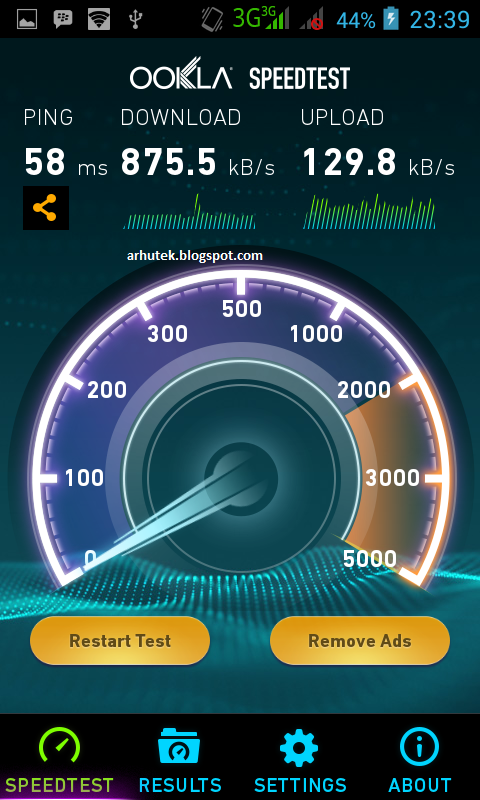 ANDRO TEKNO: Cara Tes Kecepatan Internet Di Android