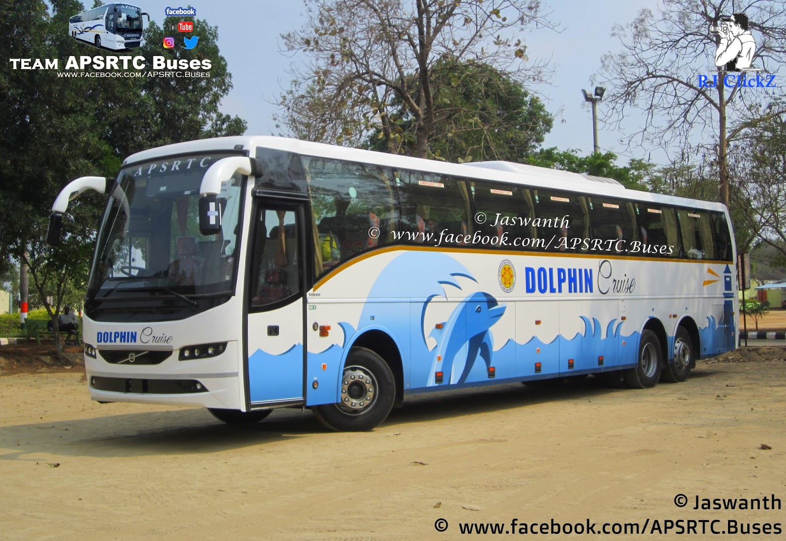 APSRTC DOLPHIN CRUISE BUS | VOLVO B11R 14.5m Multi Axle.