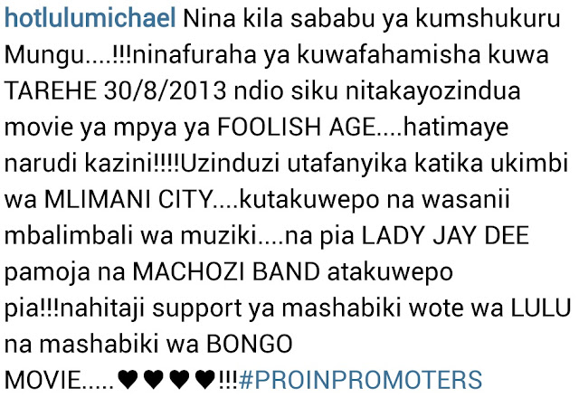 LADY JAY DEE NA MACHOZI BAND KUMMSINDIKIZA LULU KATIKA UZINDUZI WA ...