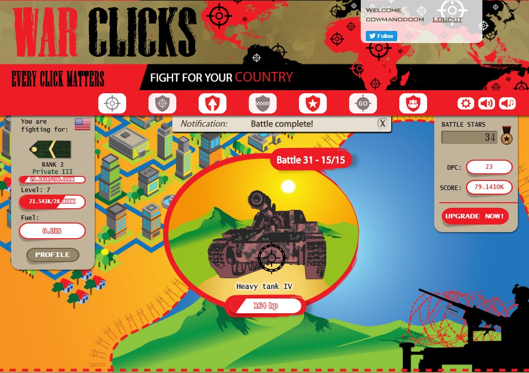 Still Alive: A Gamer's Commentary: Indie Spotlight: War Clicks