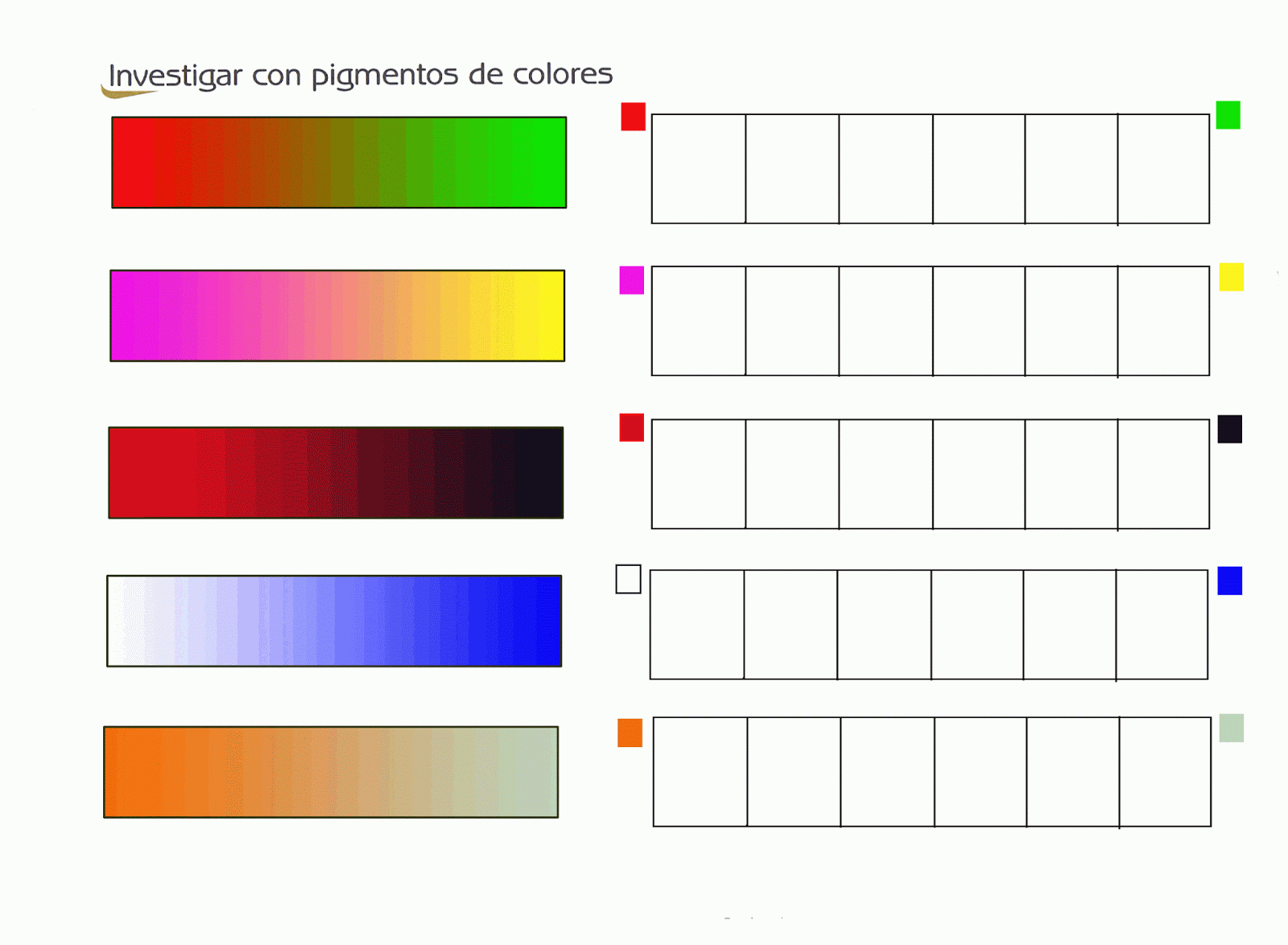 Con tu mirada: observa, imagina y crea: gamas de color 1º ESO