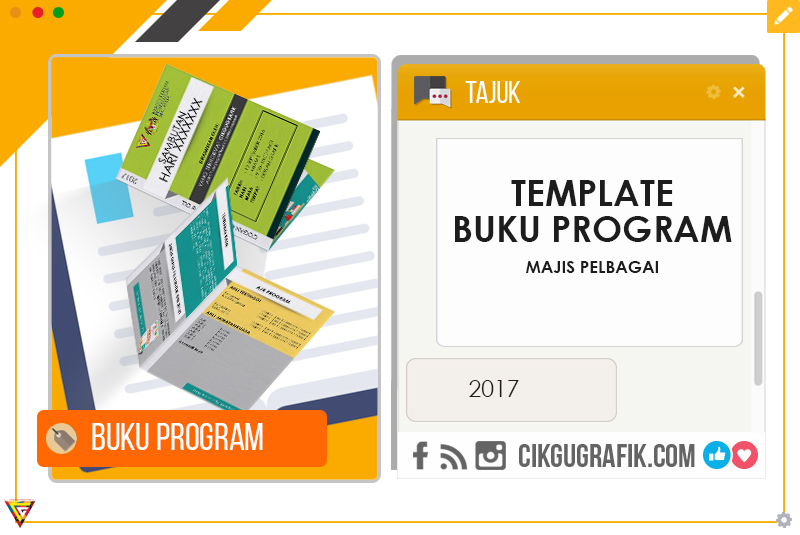 Aksesoris 30+ Cover Buku Program