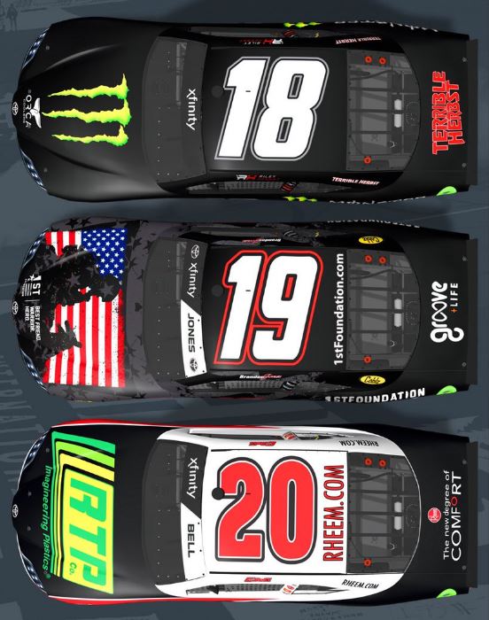 Just A Car Guy: Joe Gibbs racing, with a trio of sequential racers (is ...