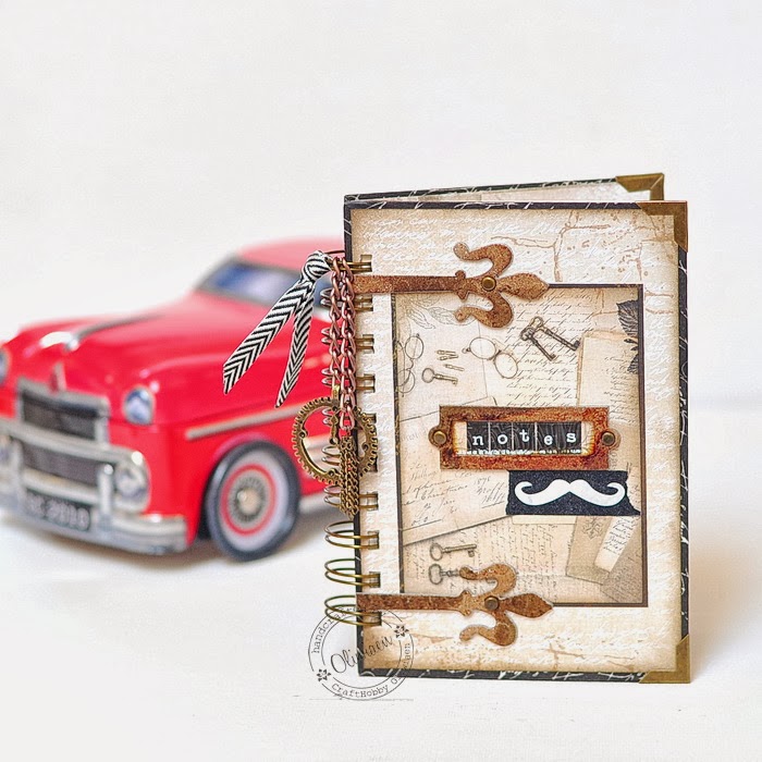 CraftHobby Oliwiaen: Męski notes / Masculine Notebook