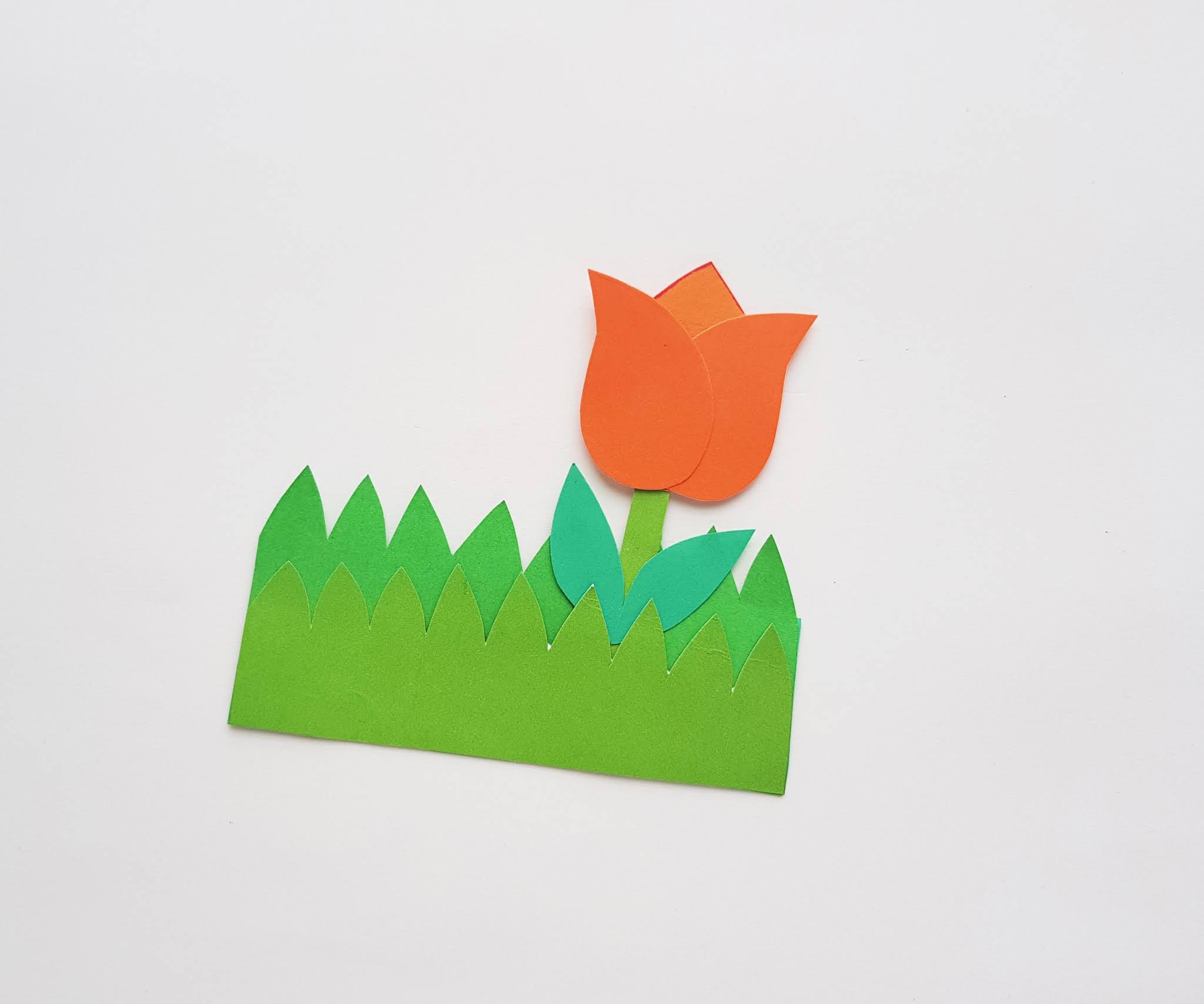 A Beautiful Spring Flowers Tulip Paper Craft for Kids to Make {with ...