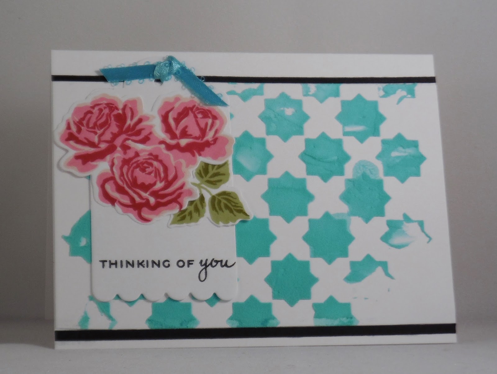 Lin's Craft Corner: AAA Cards #42, Past and/or Stencils