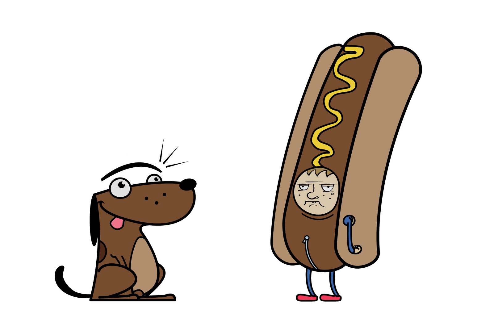 Hot Dog Eat Dog Color Scheme hot-dog-eat-dog-color-scheme