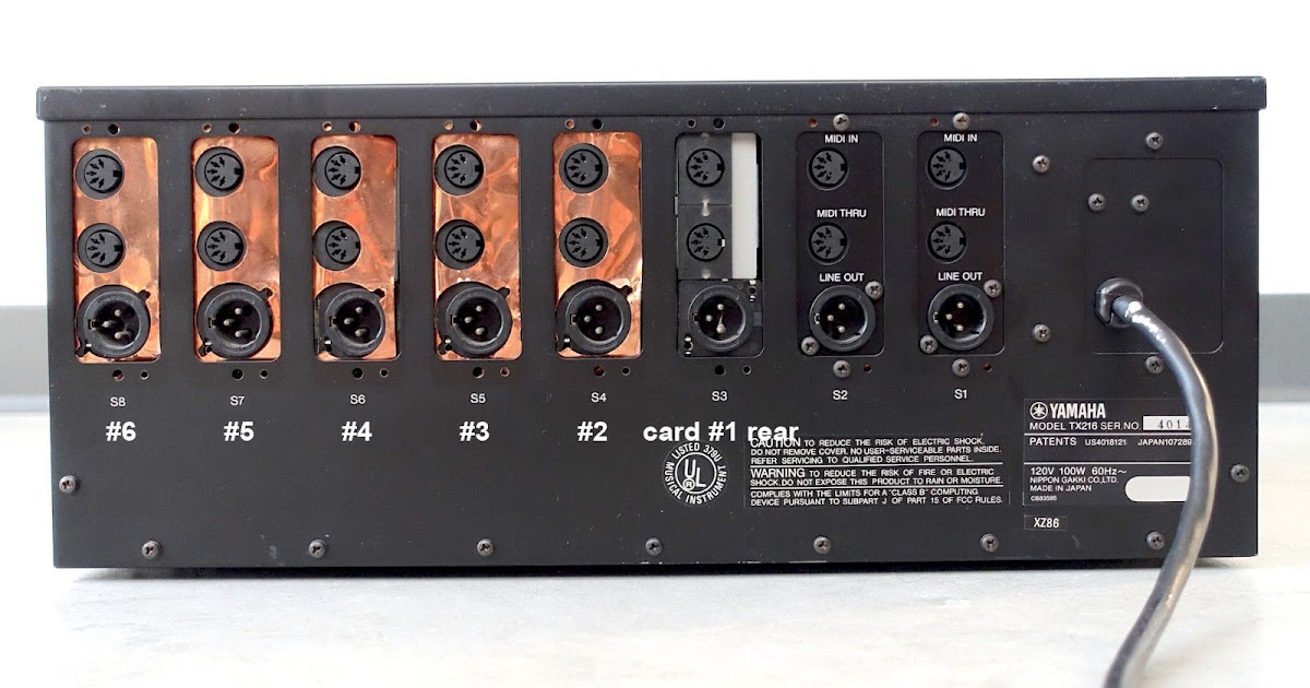 MATRIXSYNTH: Six Yamaha TF1 Cards