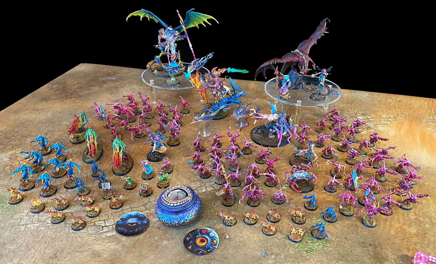 [army showcase] 40k - Chaos Demons of Tzeench