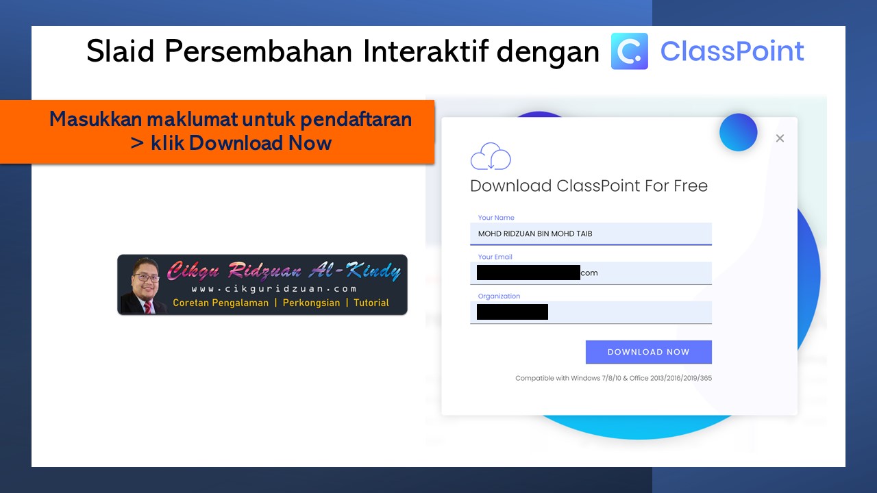 Slaid PowerPoint Interaktif Menggunakan ClassPoint (Bahagian 1)