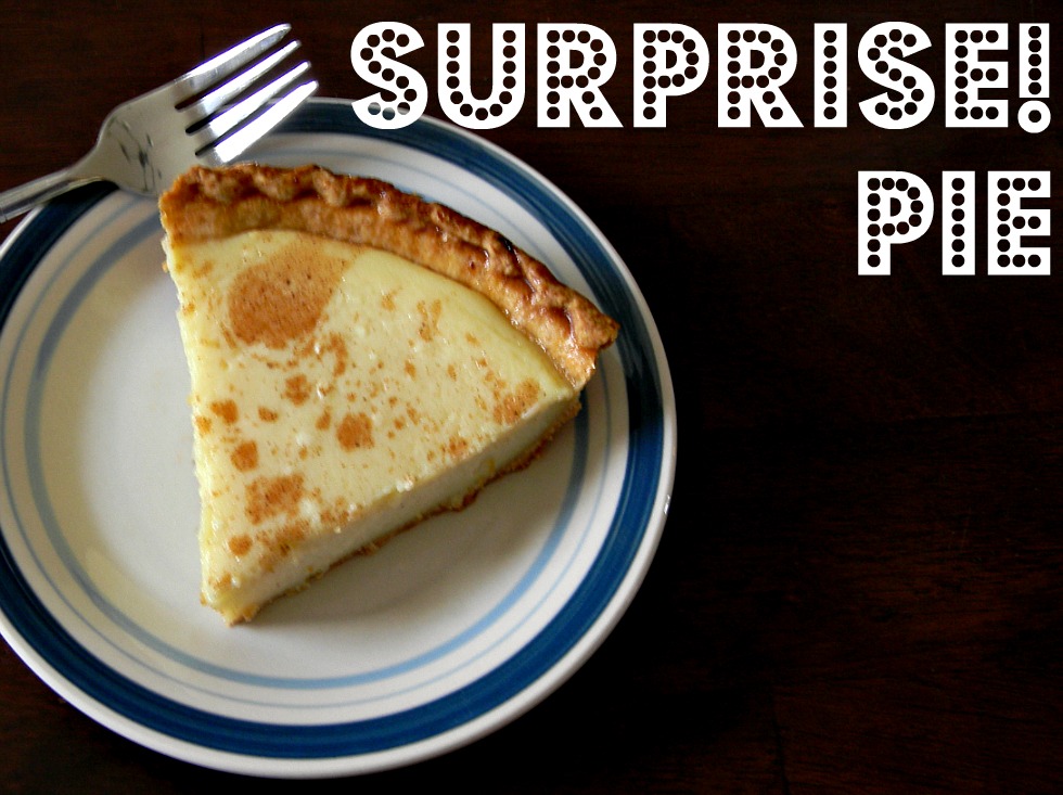 Cottage Cheese Pie (AKA Surprise Pie)