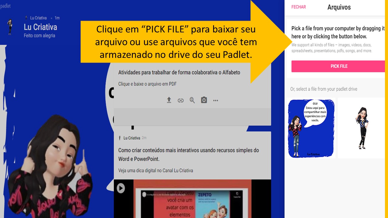 Lu: Saiba como utilizar o melhor do Padlet para criar um mural digital ...