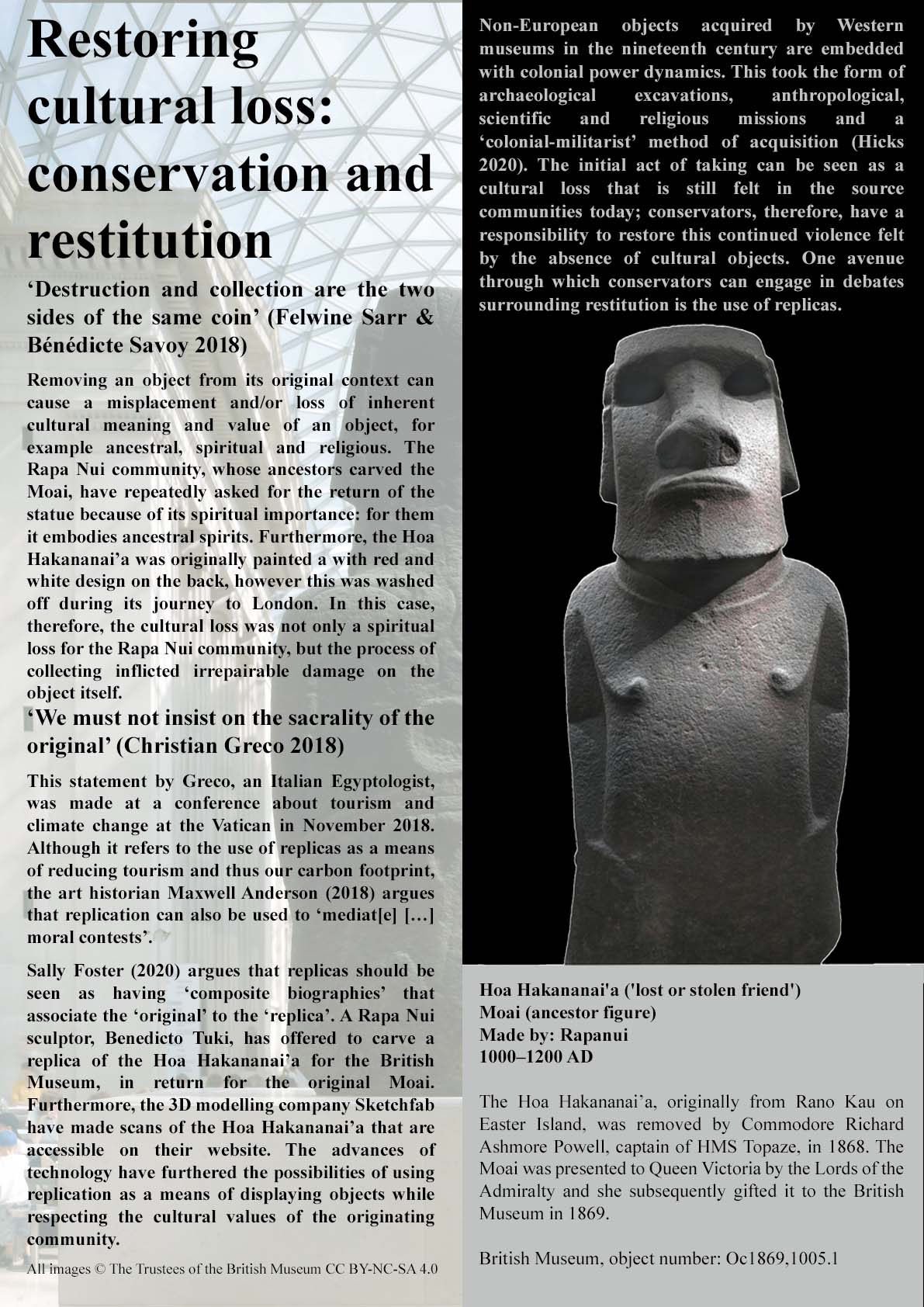 Conversations on Conservation of Cultural Heritage: Restoring cultural ...