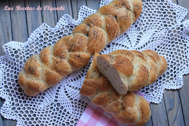 PAN TRENZADO - HACIENDO PAN CON OLGUICHI
