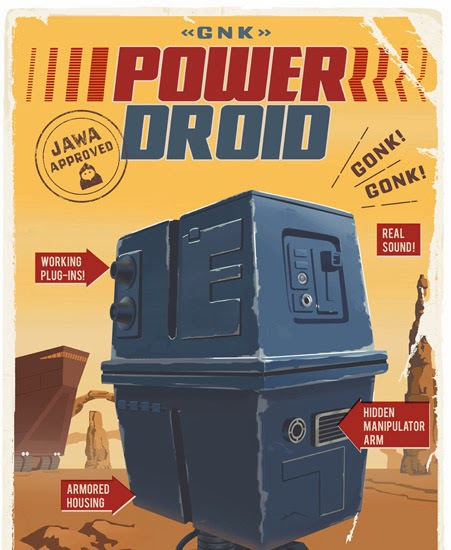 Steve Thomas [Illustration]: Star Wars Power Droid (GNK) now available ...