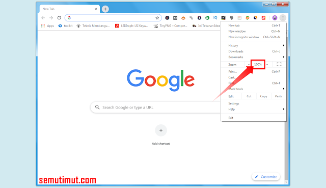 Cara Memperbesar & Memperkecil Halaman Browser Google Chrome ... Cara Memperbesar & Memperkecil Halaman Browser Google Chrome ...