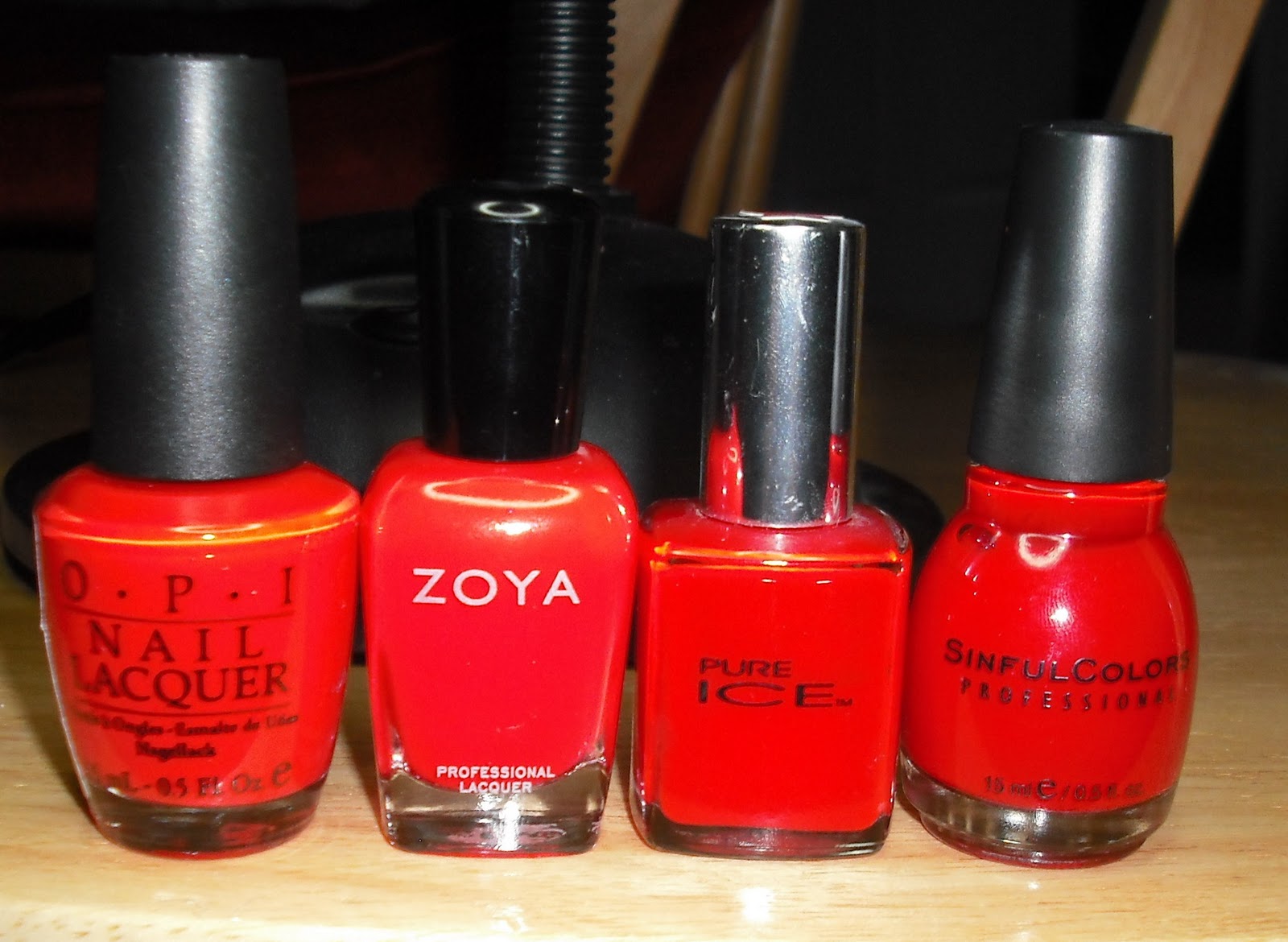 Imperfectly Painted: Bottle Spam Saturday: Red Cremes Edition