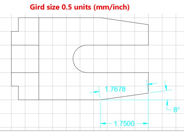 Find the Length and angle of the inclined line - AutoCAD fundamentals ...