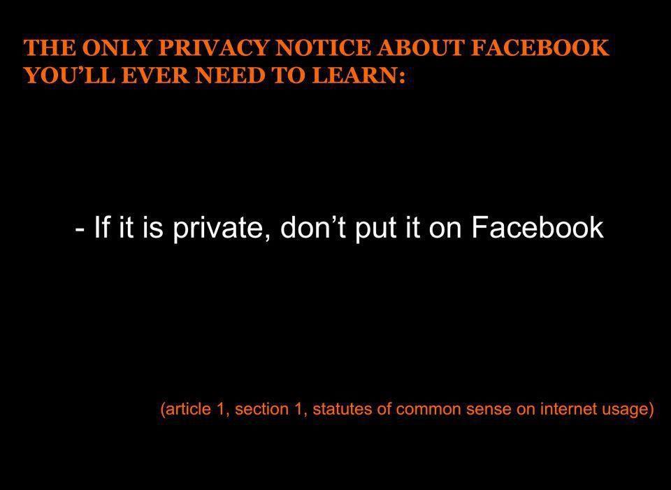 The most important privacy rule on Facebook | Daily Vowel Movements